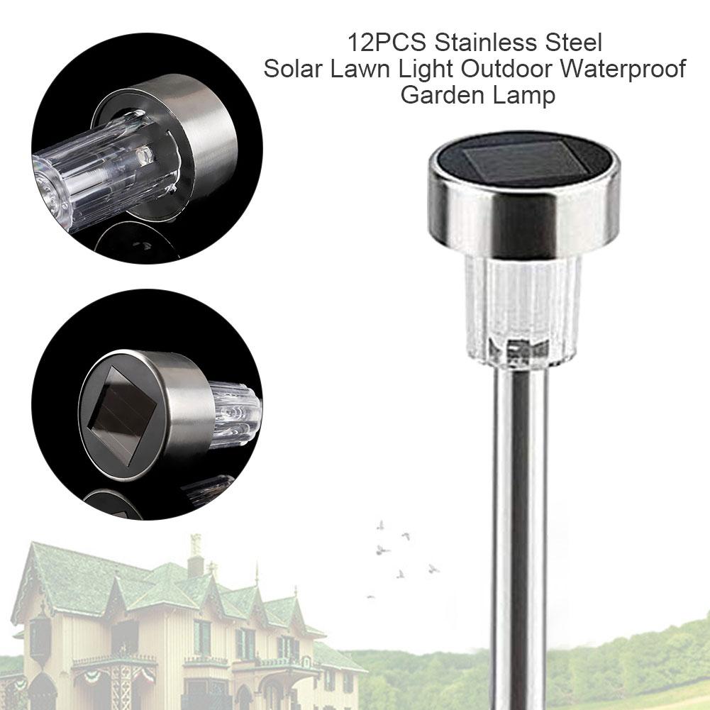 10/12Pack Led Zonne-verlichting Tuin Gazon Lamp Li... – Grandado