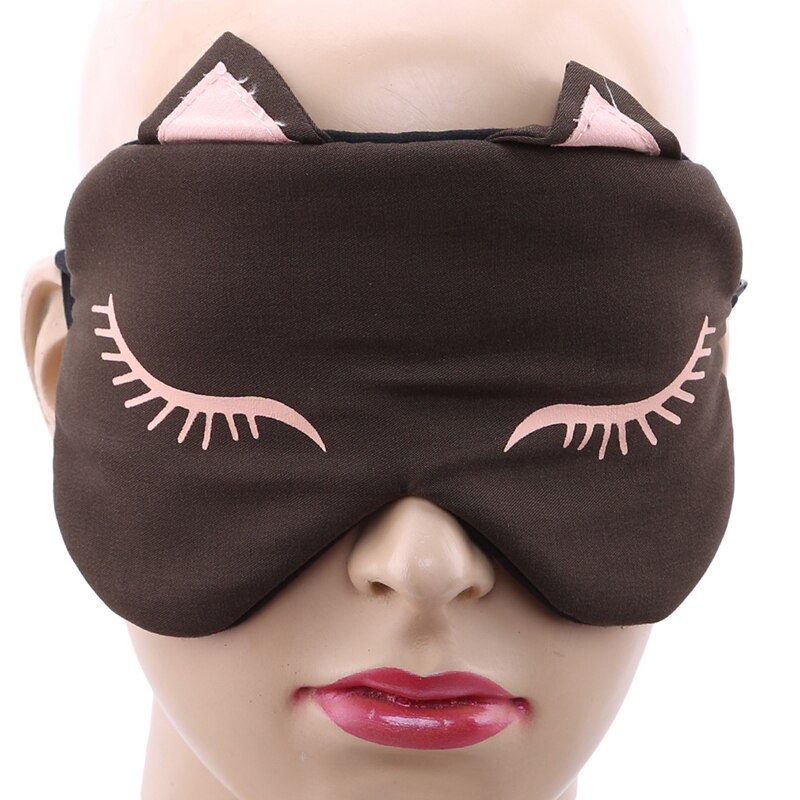 Leuke Kat Slaap Oogmasker Reizen Eyepatch Blindfol... – Grandado