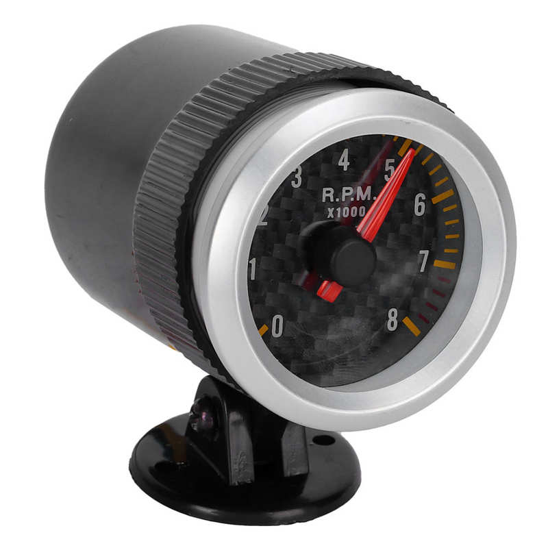 Tachometer 52mm/2.05in 0-8000 RPM Carbon Fiber Pan... – Grandado