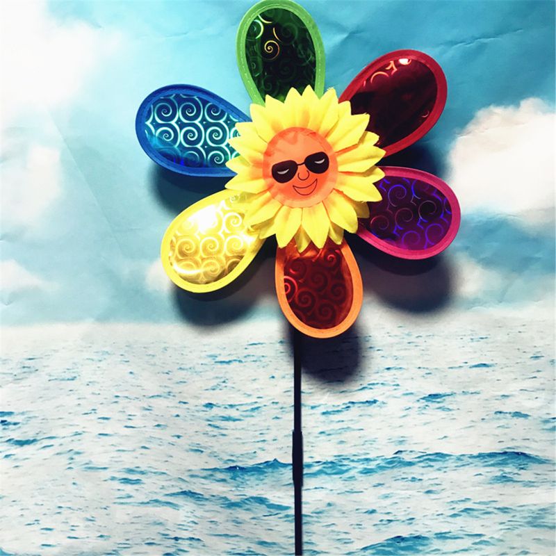 Zon Bloem Kleurrijke 3D Mooie Wind Spinner Windmol... – Vicedeal