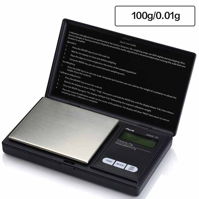 100/200/500g/1kg 0.01/0.1g Mini Digital Kitchen Sc... – Grandado