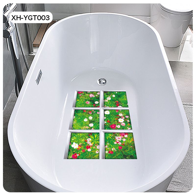 6Pcs/Set Bath Tub Sticker Decals Non-slip Self-Adh... – Grandado