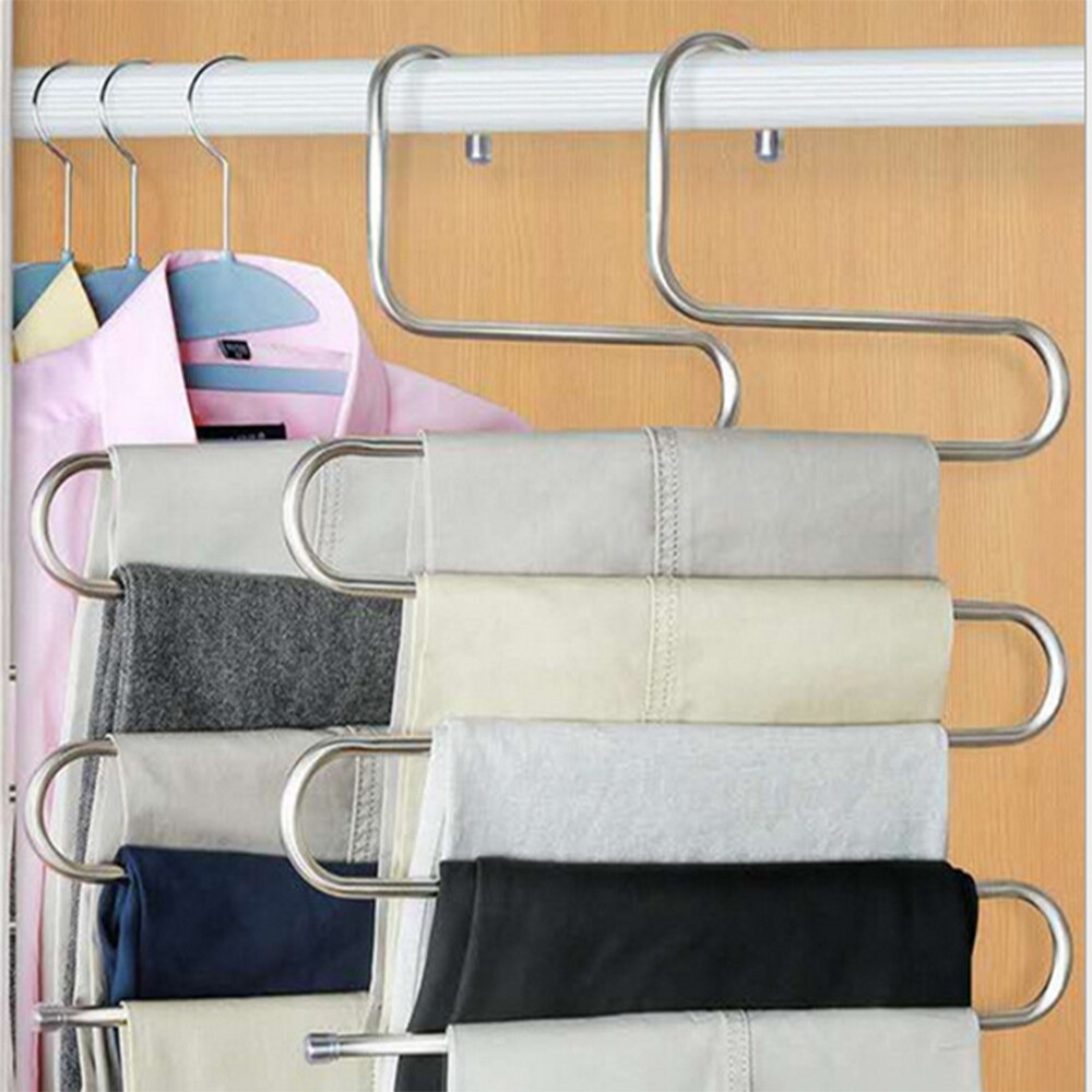 5 Layers MultiFunctional Clothes Hangers Pant Clot... – Grandado