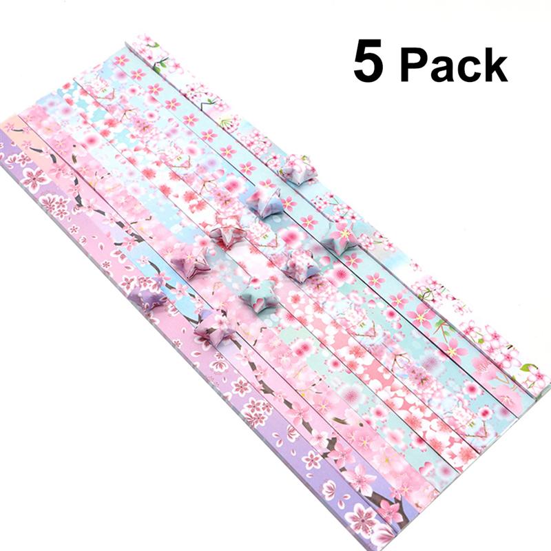 5 Packs Unique Star Folding Paper Pentagram Origam... – Vicedeal