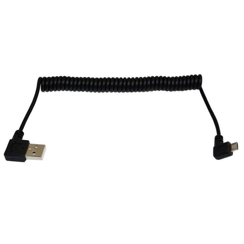 LBSC 5Ft Spiral- aufgerollt USB Mikro 5 Stift Verk... – Grandado