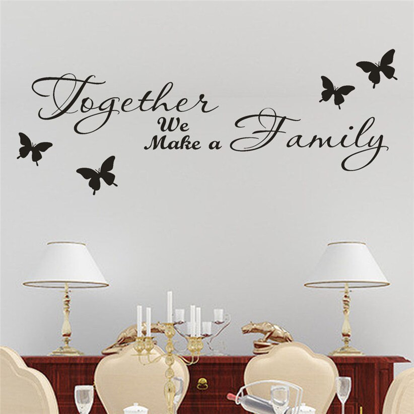 Together We Make a Family Removable Art Vinyl Mura... – Grandado