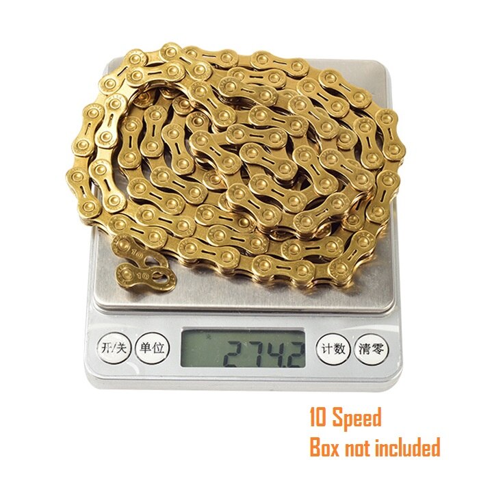 YBN 10/11 Speed Bicycle Chain Gold Ultralight Semi... – Vicedeal