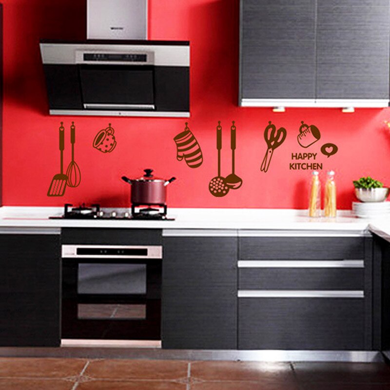NewCreative DIY Removable Happy Kitchen Wall Decal... – Vicedeal