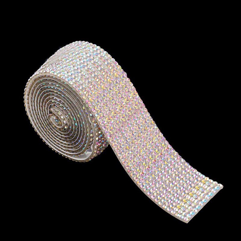 1Yard Zelfklevende Strass Sticker Glitter Kristall... – Vicedeal