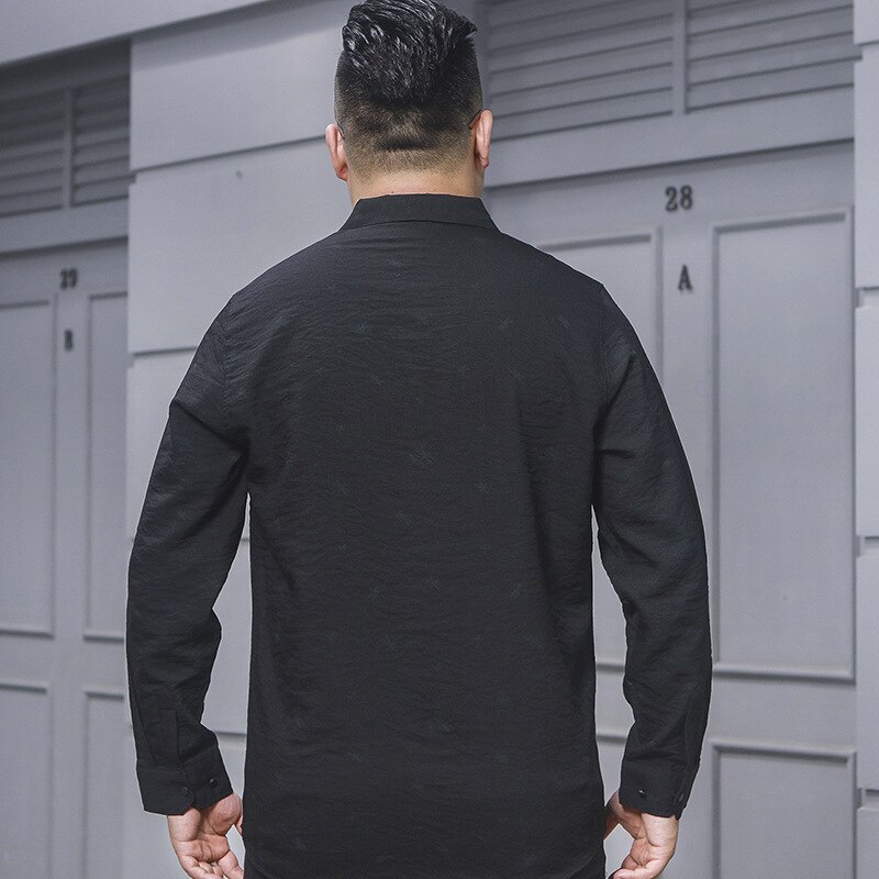 Casual Shirt Slim Fit Mannen Casual Shirt Lange Mo... – Vicedeal