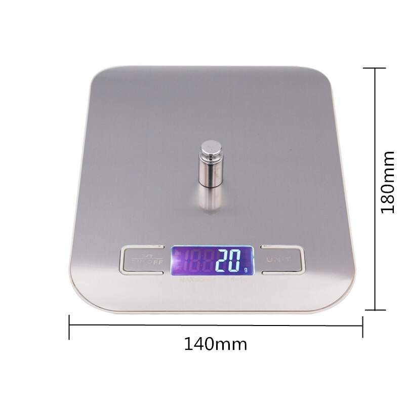 5000G/1G 3000G/1G Keuken Elektronische Weegschaal ... – Vicedeal