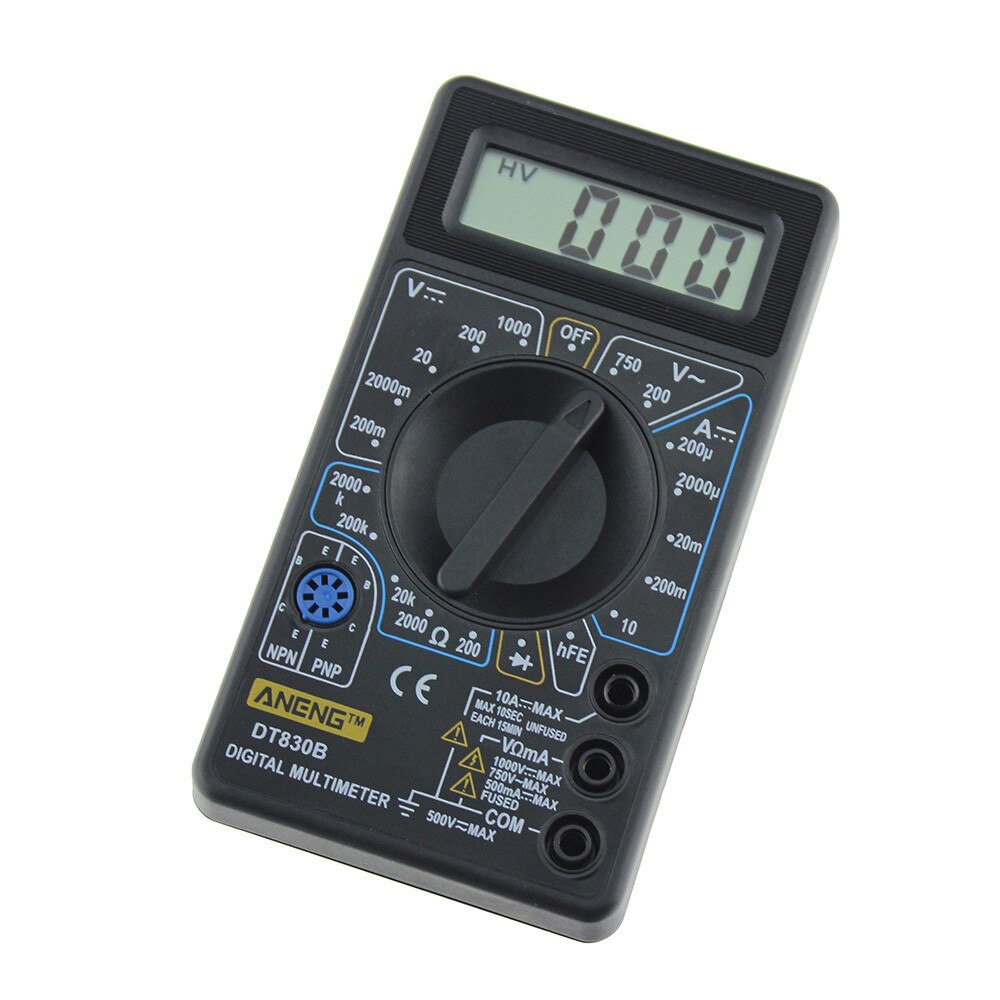 DT830B AC/DC LCD Digital Multimeter 750/1000V Volt... – Vicedeal
