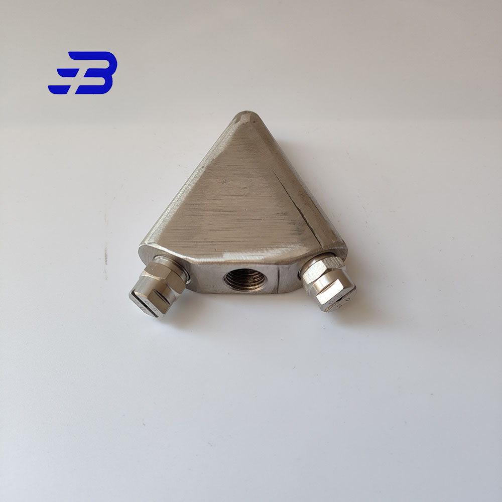 V-shaped stainless steel three hole nozzle Double ... – Grandado
