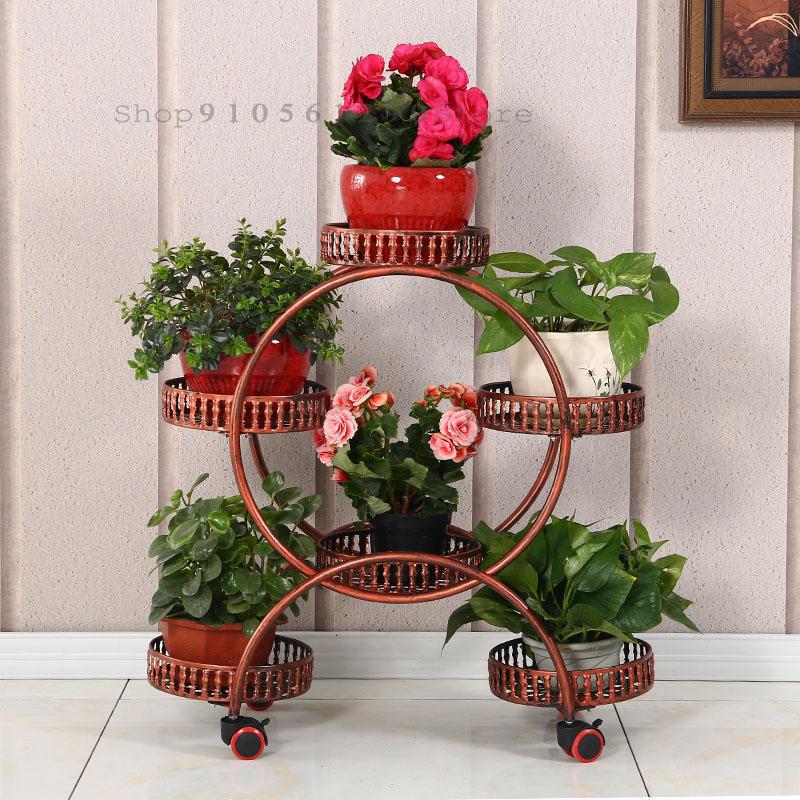 600 Flower stand wrought iron multi-layer flower s... – Vicedeal