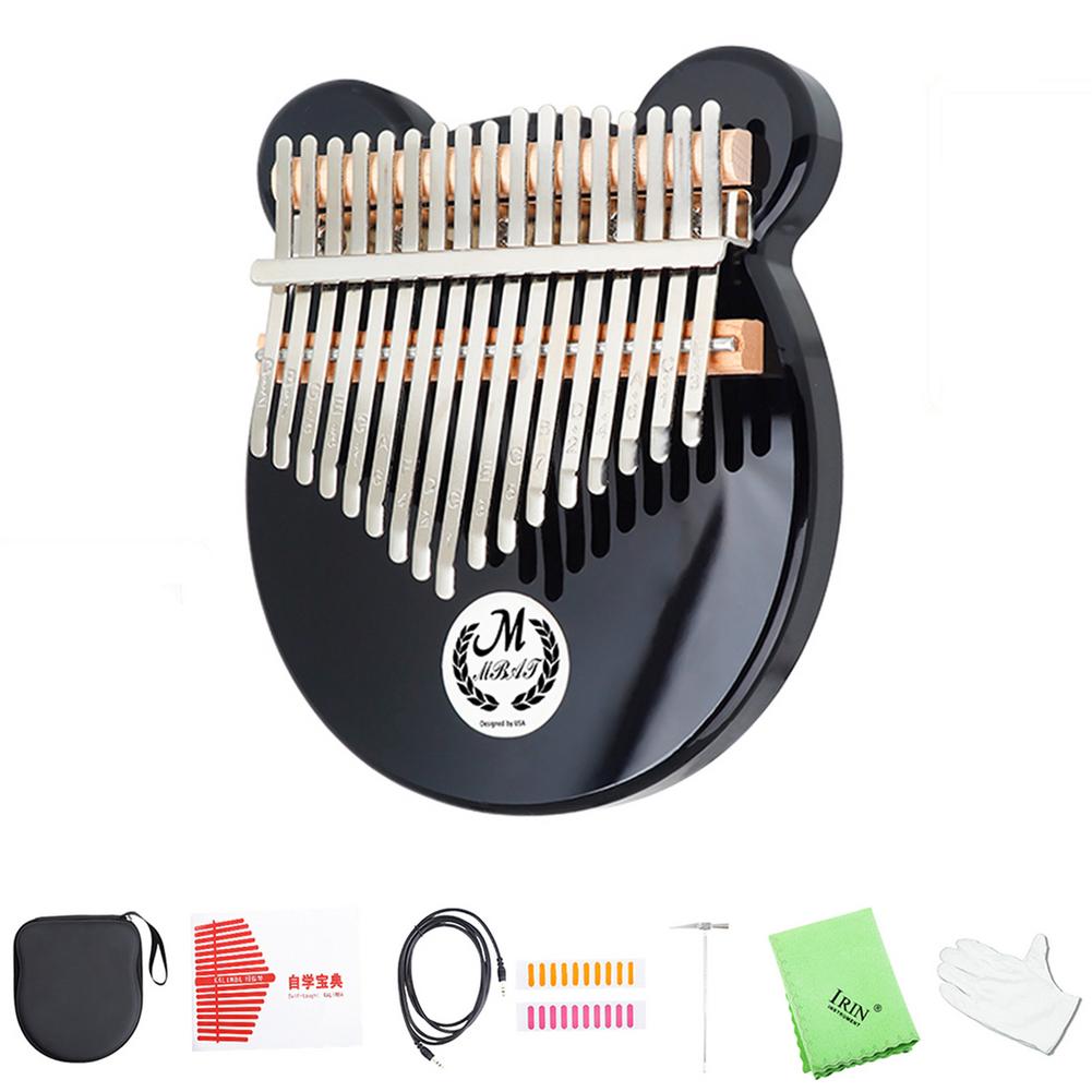 17 Tone Crystal Thumb Piano EQ Bear Type Kalimba F... – Grandado