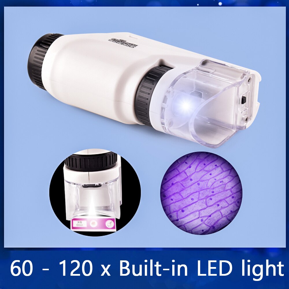 60x-120x Children's Hand-held Portable Microsc... – Grandado