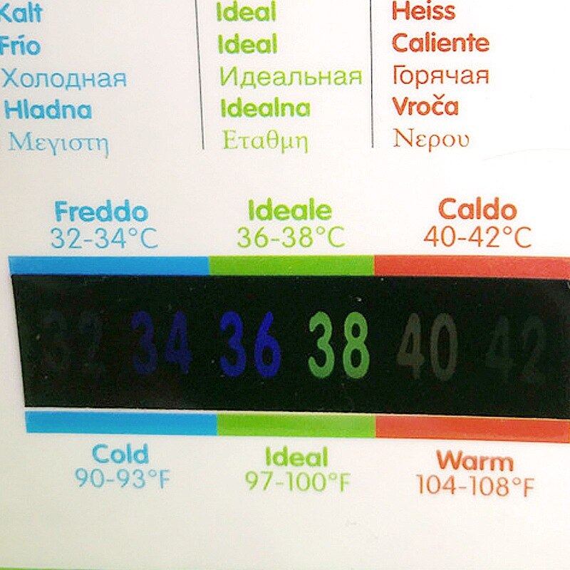 Household Water Thermometer Card Water Temperature... – Grandado
