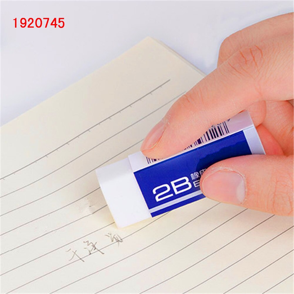 Advanced 1pcs Pure white 2B Eraser Pencils student... – Grandado