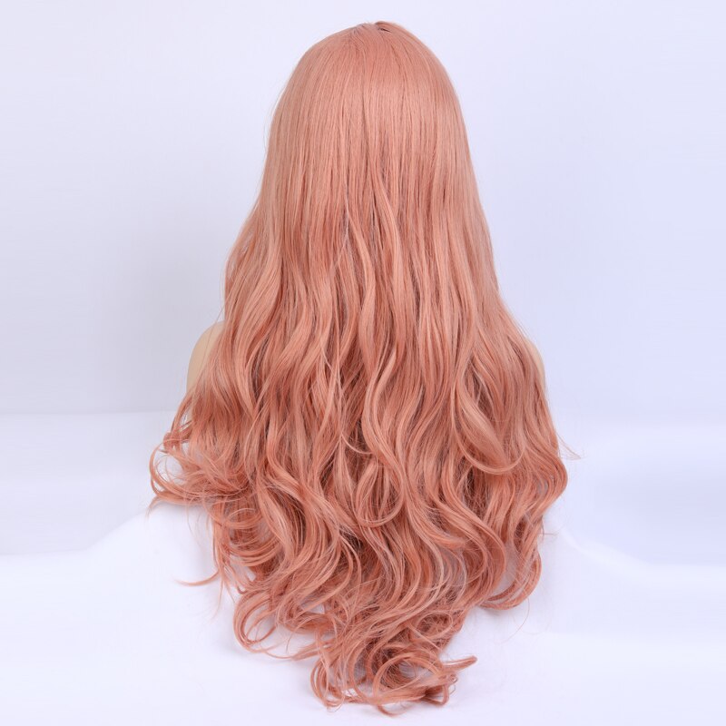 DLM Pink Synthetic Lace Front Wig For Black Women ... – Vicedeal