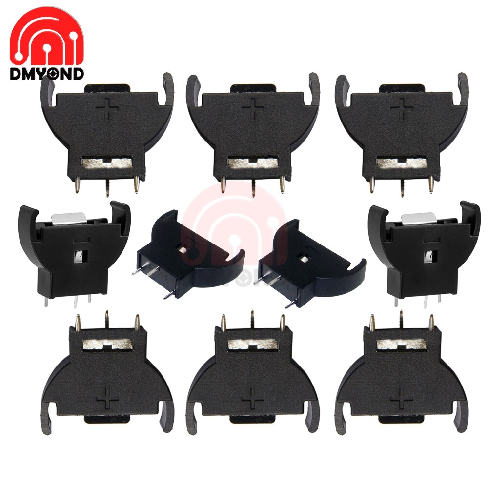 CR2032 Batteries Holder Socket Black Plastic Box 1... – Grandado