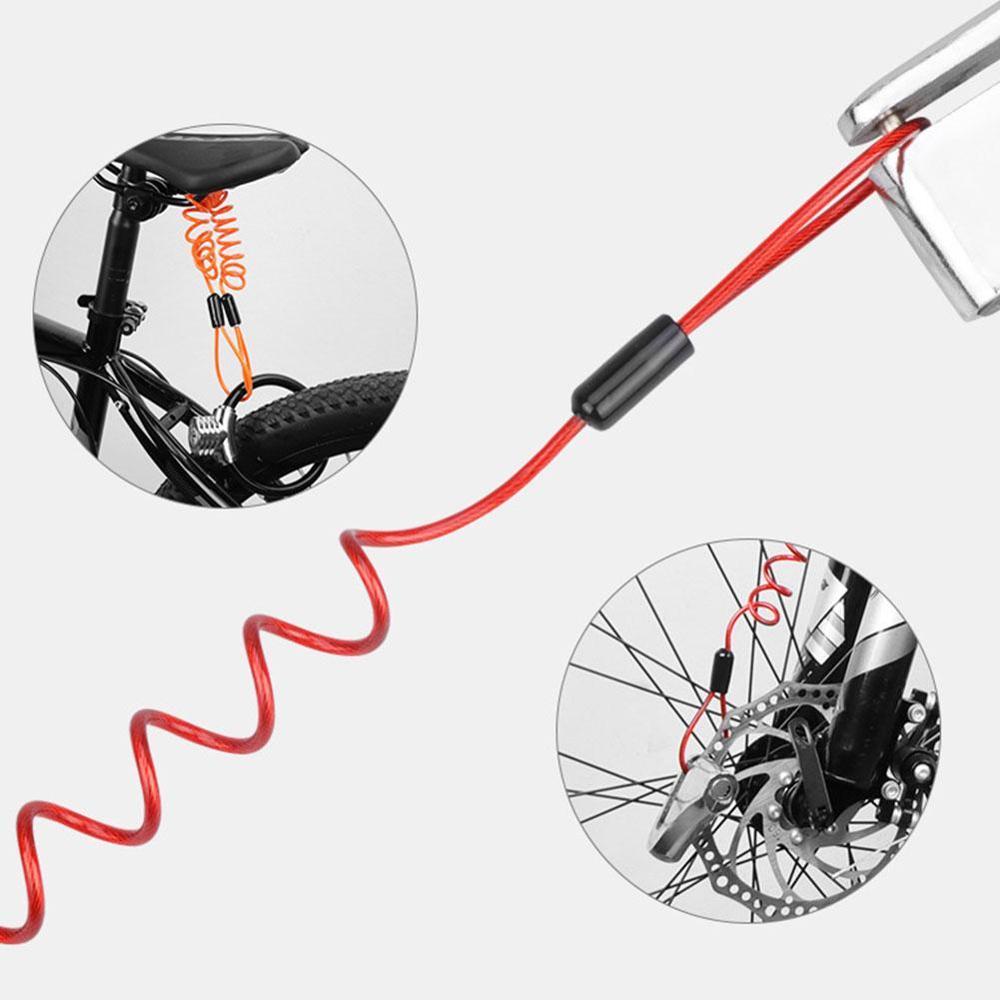 Cycle Security Loop Cable Lock Bicycle Scooter Gua... – Vicedeal