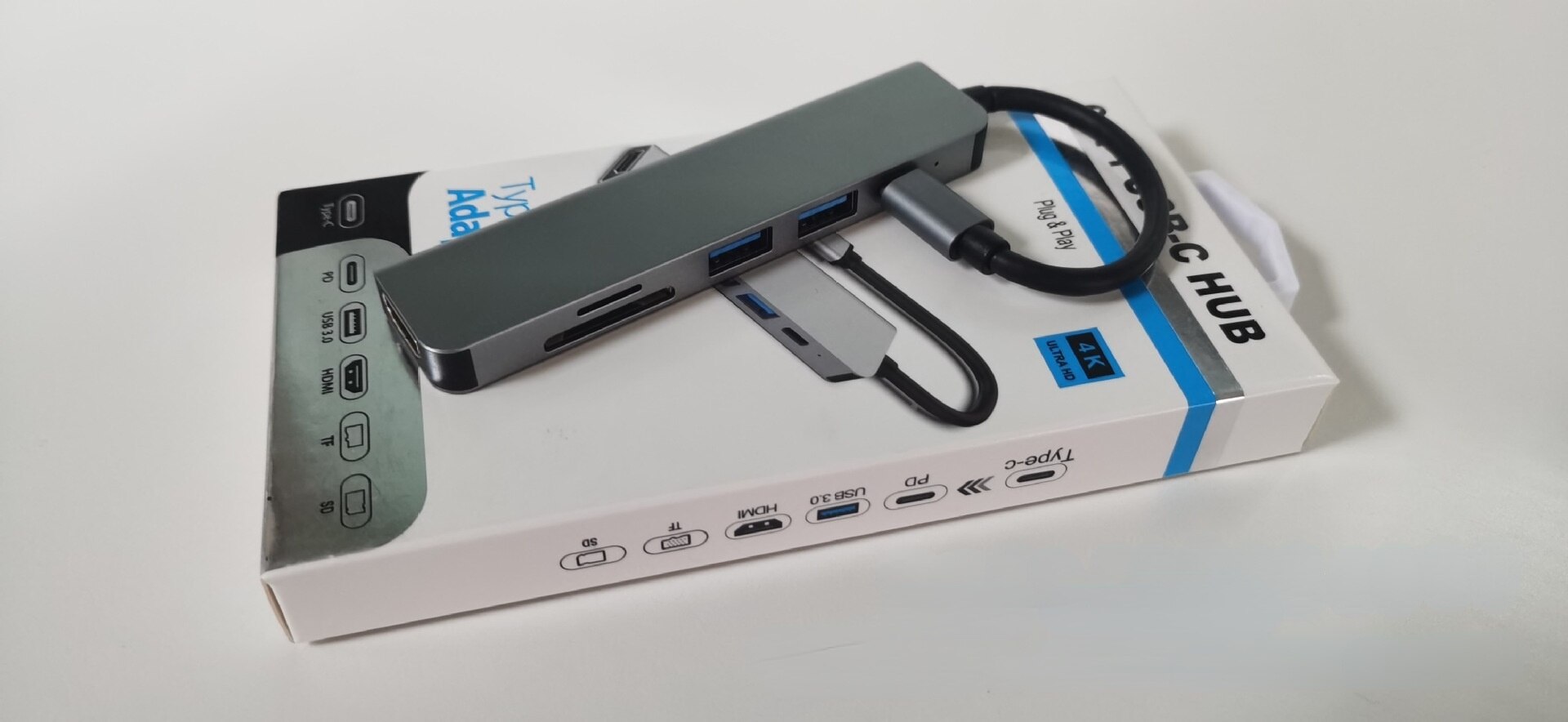 usb c hub docking station for macbook six-in-one t... – Vicedeal