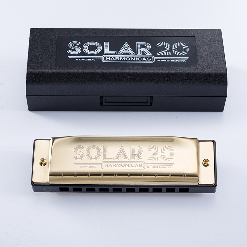 10 Holes Blues Harmonica Beginner Mouth Organ Harm... – Grandado