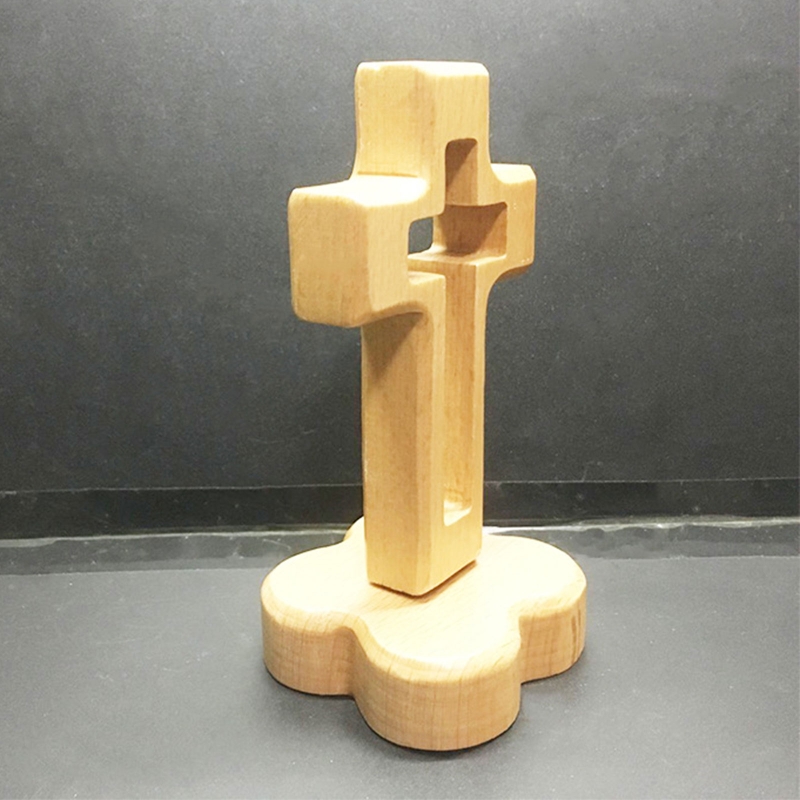 Small Holy Wood Standing Cross 5.5" Handmade ... – Vicedeal