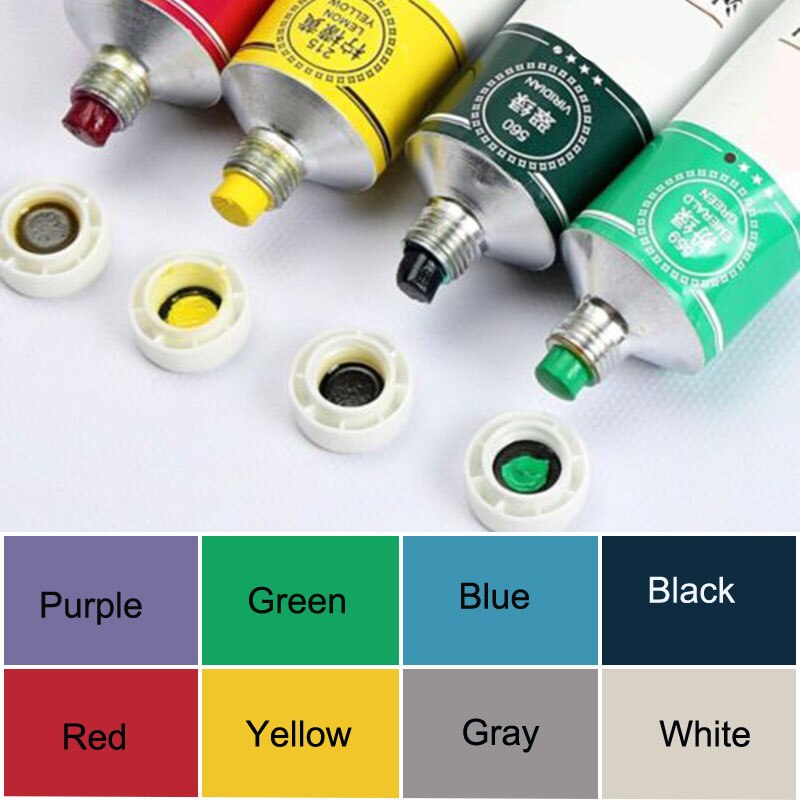 1 Pcs 50ml Pro Oil Paint Pigment Tube Artist Art P... – Grandado