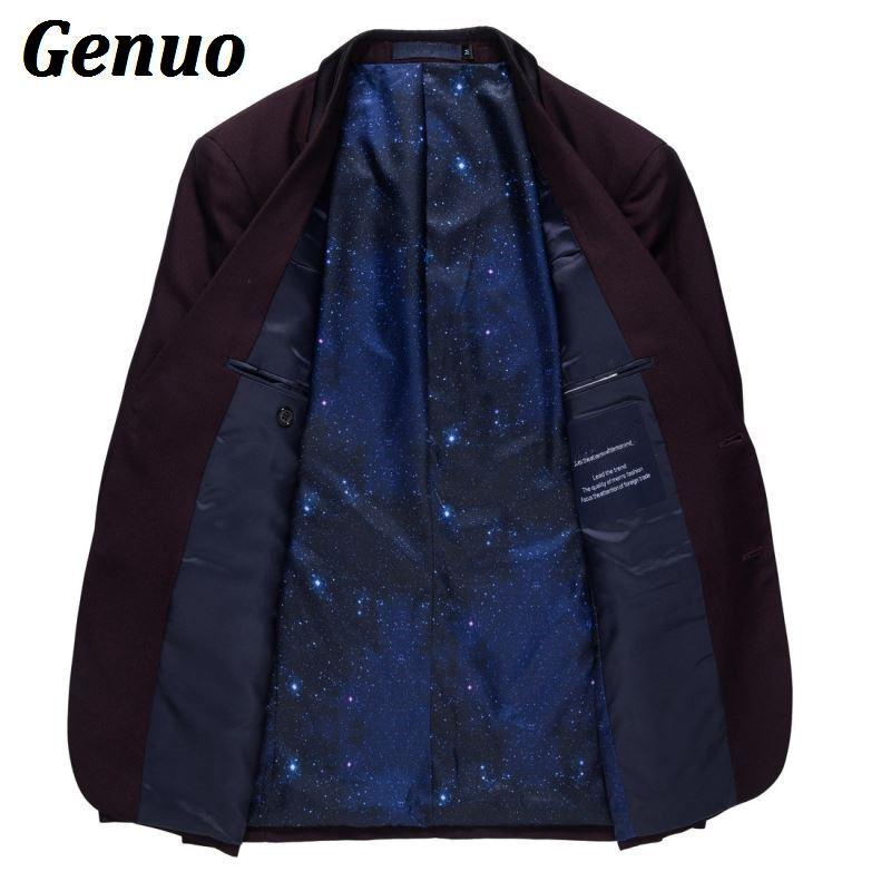Genuo Men Suits for Wedding Dress Men Two Buttons ... – Grandado