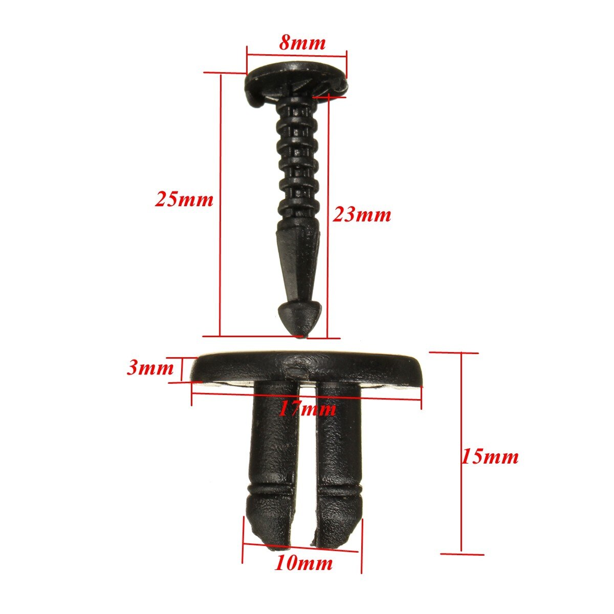 20 piezas de sujeción para parachoques de coche, r... – Grandado