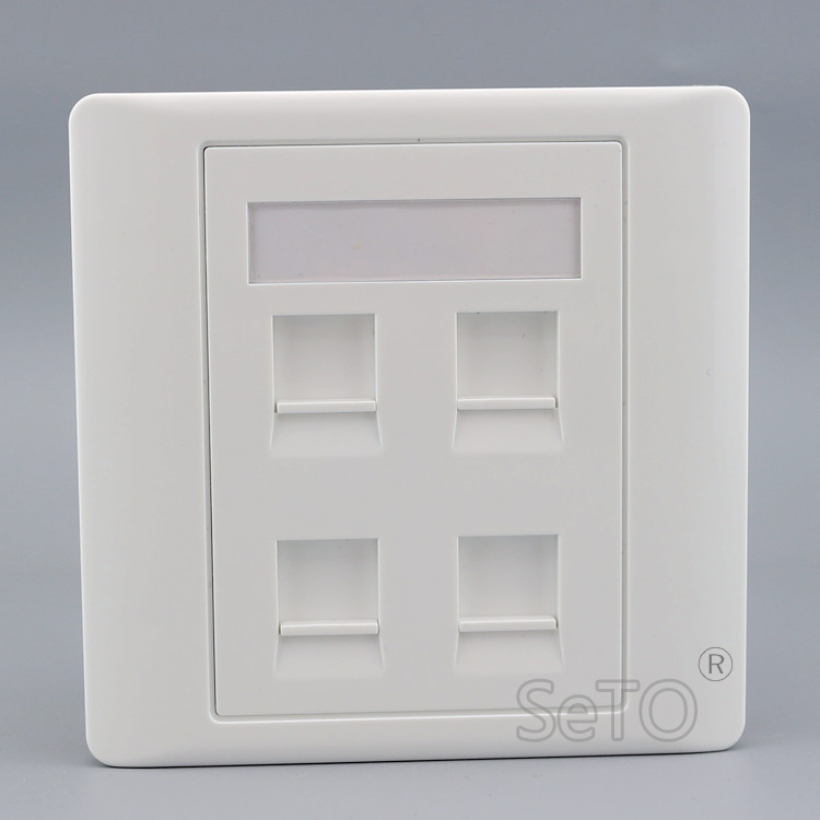 SeTo 86 tipo doble red RJ45 Gigabit Cat6 + doble R... – Grandado