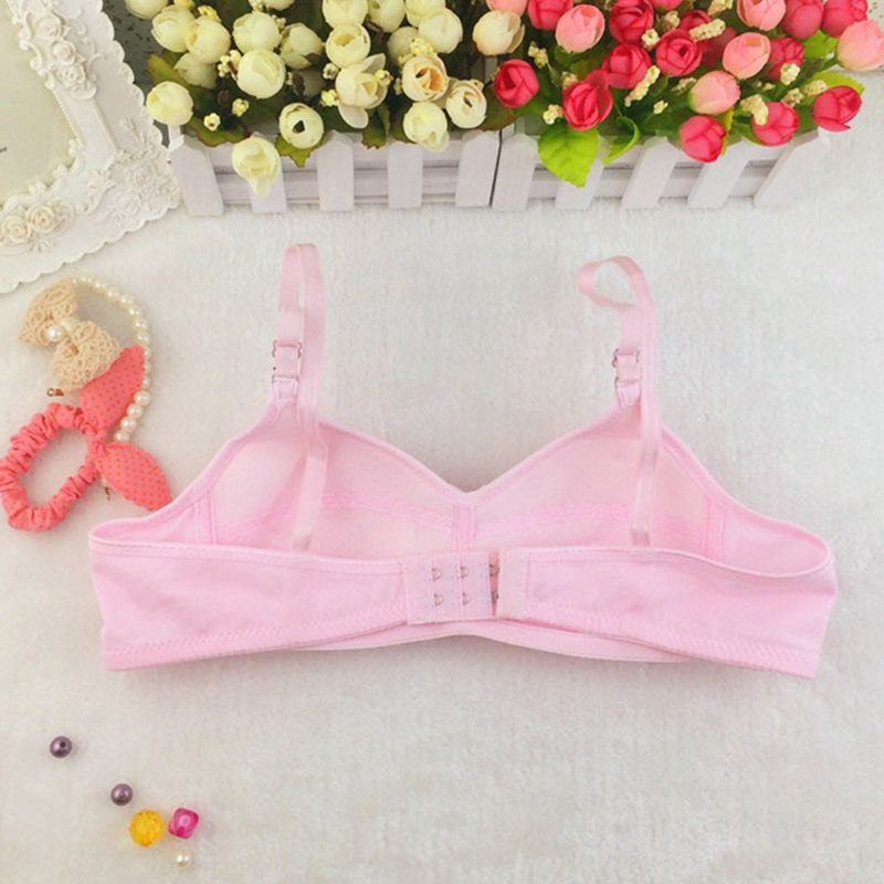 Young Girls Bra Teenager Soft Cotton Cartoon No St... – Grandado