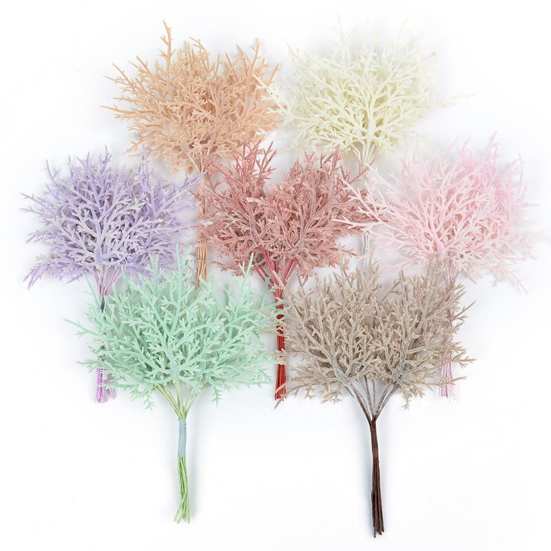 Artificial Leaves Rime Pine Tree Simulation Frost ... – Vicedeal