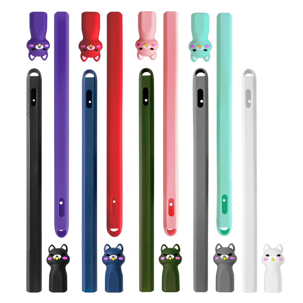 Silicone Sleeve Skin Pencil Holder Cover For Apple... – Grandado