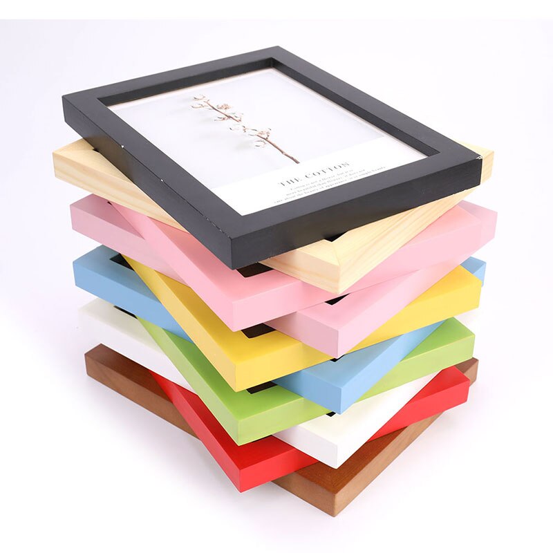 1pc Nordic Simple Wooden Frame Picture Photo Frame... – Grandado