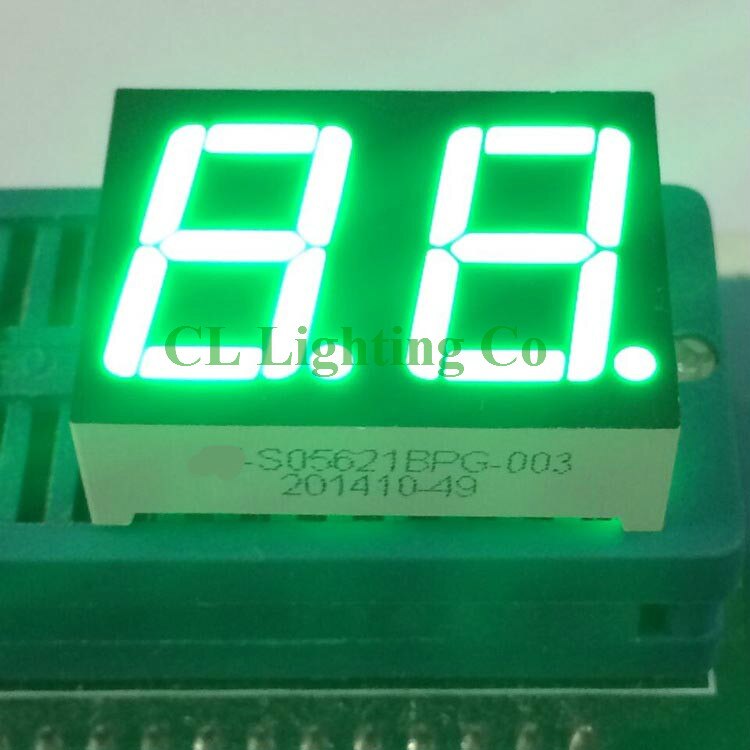 0.56" inch 1 Bit 7 Segment Pure green LED Display ... – Vicedeal