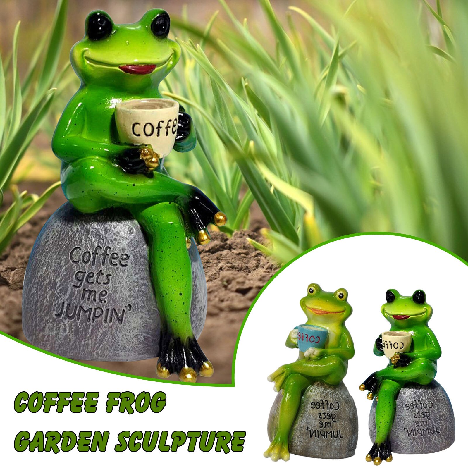 Micro Landscape Simulation Animal Frog Ornaments H... – Grandado