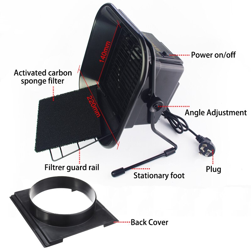 1pc Smoke Absorber 493 Plastic Mini Portable Smoke... – Grandado