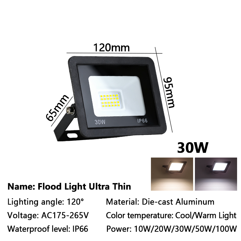 LED Flood Lights Outdoor Lighting 200W 100W 50W AC... – Vicedeal