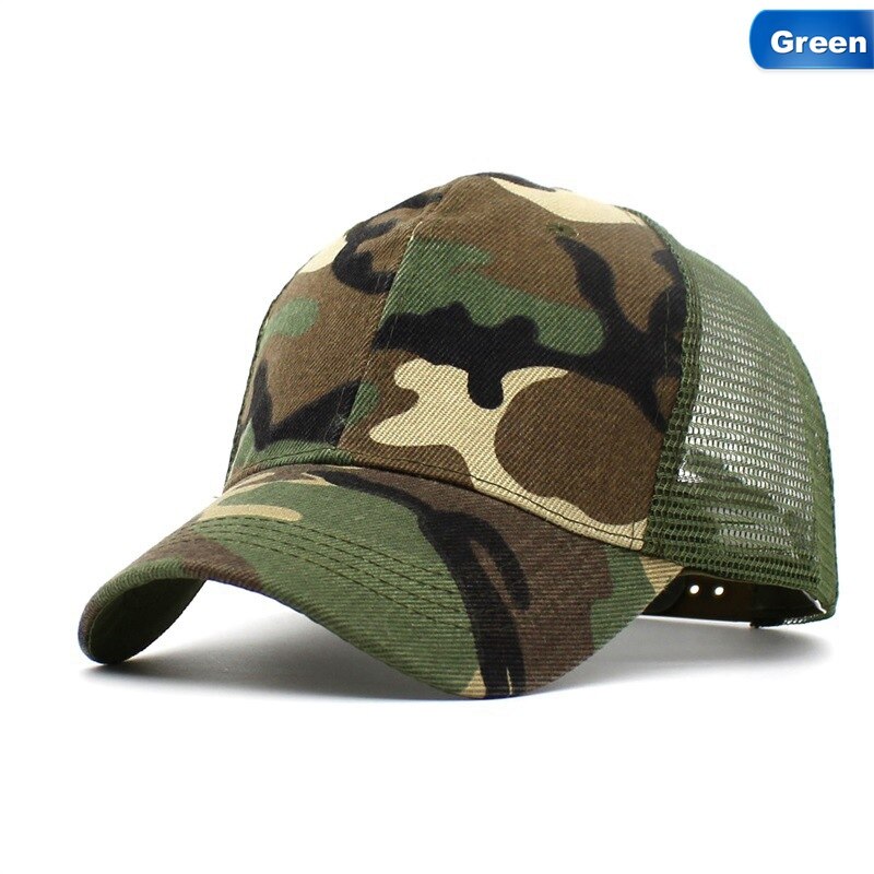 Sneeuw Camo Baseball Caps Mannen Zomer Mesh Cap Ca... – Grandado
