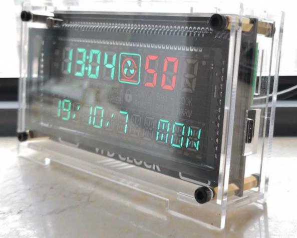 Glass Desktop VFD Clock VFD DIY Kit BoyFriend Digi... – Vicedeal