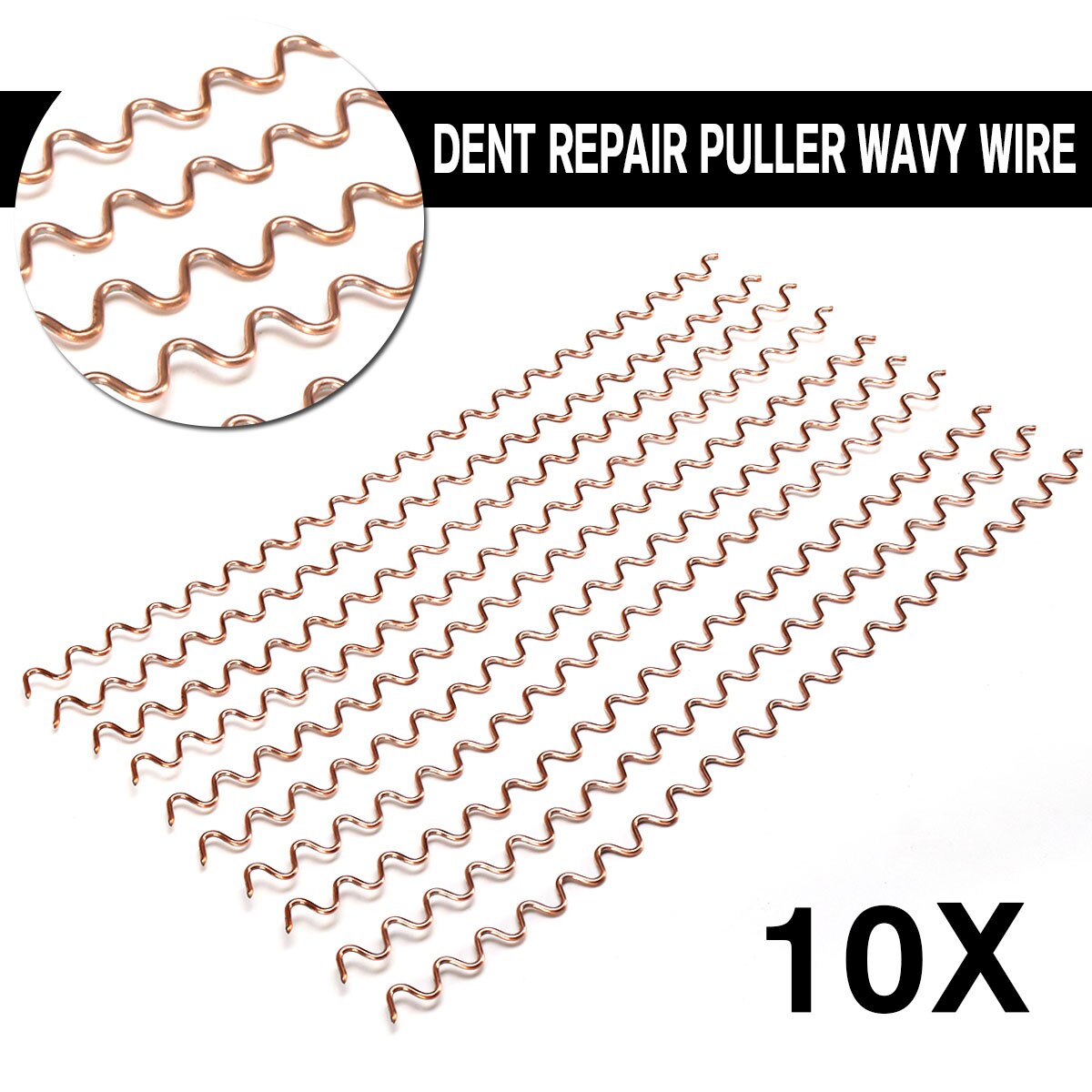 10PC Dent Pulling Wavy Wires For Spot Welding Pane... – Grandado