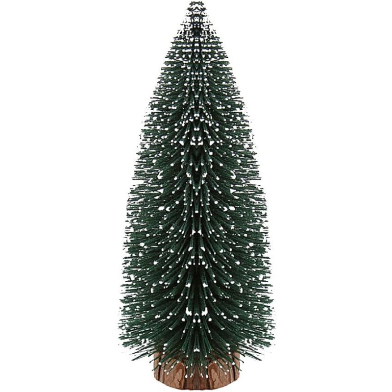 Mini Artificial White Snow Fir Christmas Tree Orna... – Vicedeal