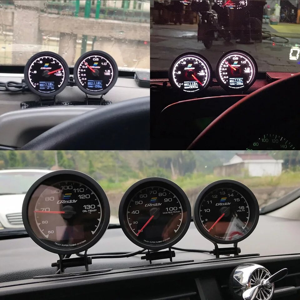 Greddi de 62mm 7 colores en 1 Multi D/A LCD pantal... – Grandado