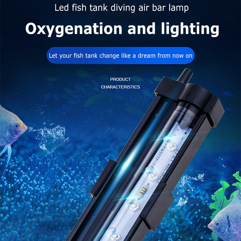 Aquarium Aquarium Led Bubble Kleurrijke Verlichtin... – Vicedeal