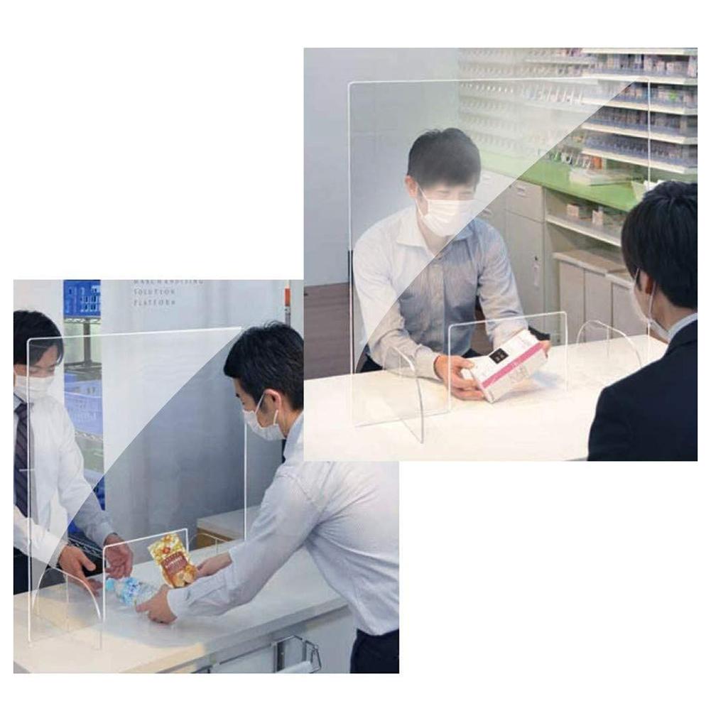 40cm Acrylic Anti Baffle Transparent Shield Sneeze... – Grandado