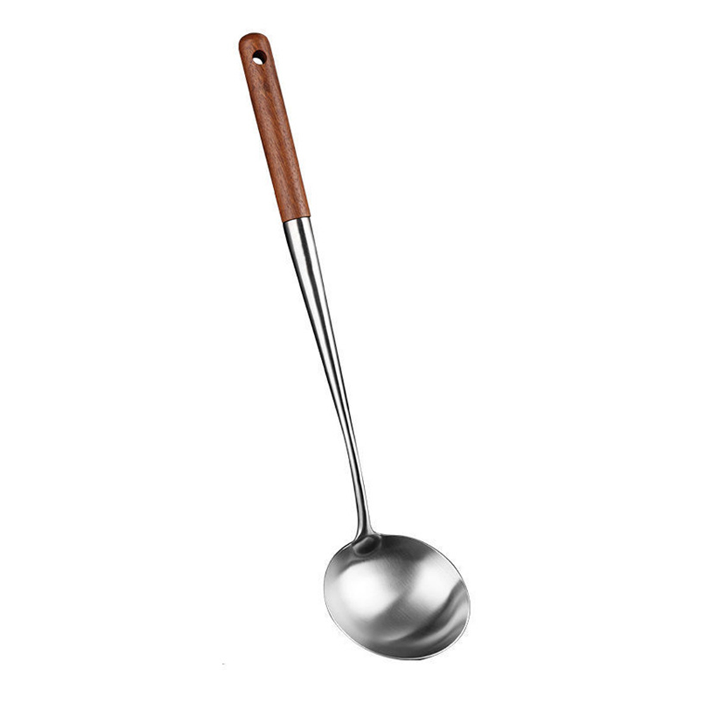 Wooden Handle Soup Ladle Multi-purpose Spoon Stain... – Vicedeal