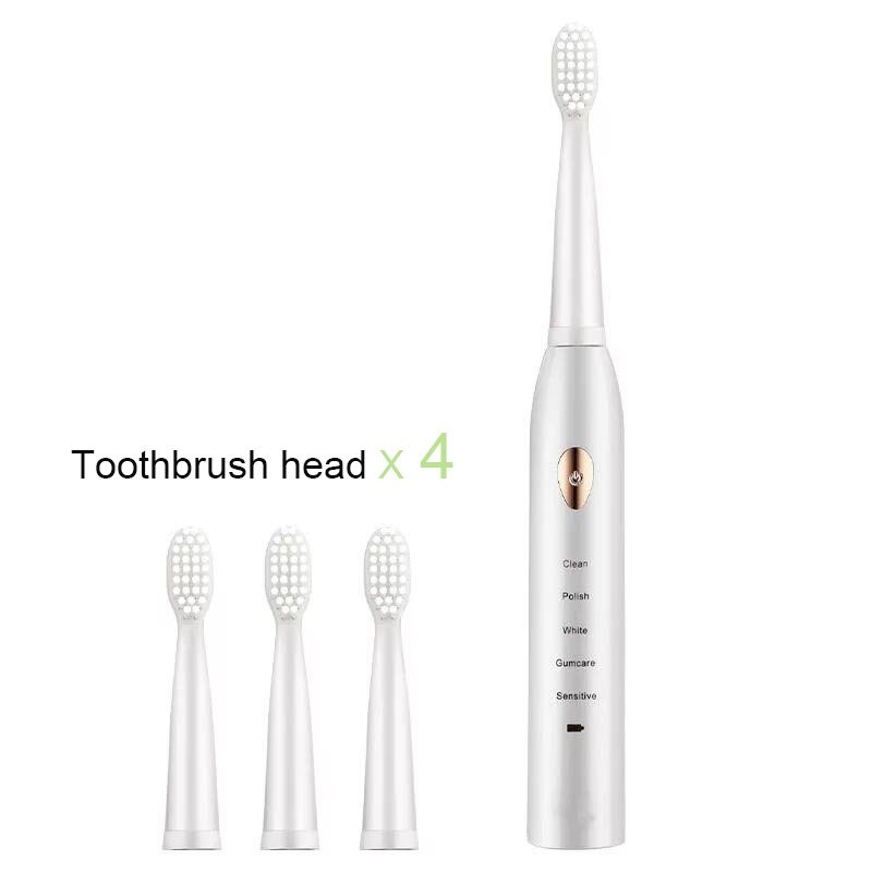 Powerful Ultrasonic Electric Toothbrush USB Charge... – Grandado