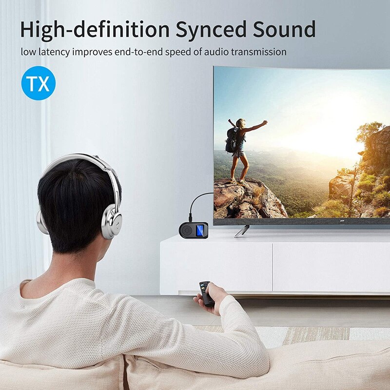 Bluetooth 5.0 Audio Zender Ontvanger Lcd-scherm 3.... – Grandado